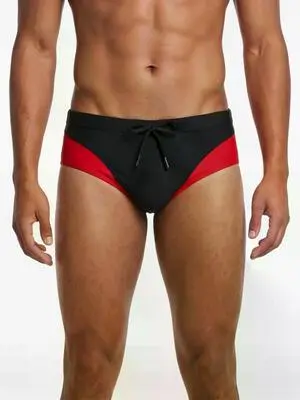 LET'S SWIM Logo-print Swim Shorts