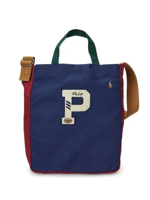 Polo Ralph Lauren Logo-embroidered Cotton Tote Bag - Blue