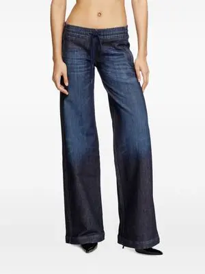 DIESEL D-ainty Wide-leg Jeans