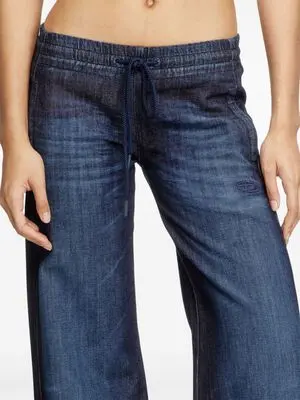 DIESEL D-ainty Wide-leg Jeans