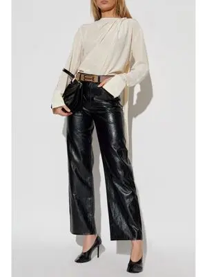 Victoria Beckham Ruched-detailing Blouse - Neutrals