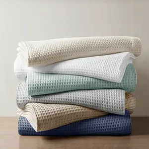 BEAUTYREST Waffle Weave Blanket, Twin
