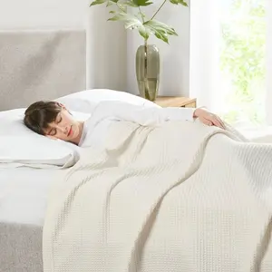 BEAUTYREST Waffle Weave Blanket, Twin