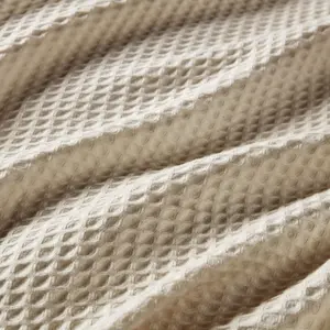 BEAUTYREST Waffle Weave Blanket, King - Khaki