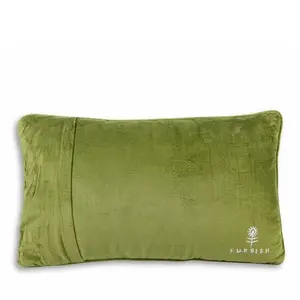 FURBISH Happy Holigays Needlepoint Pillow, 15 X 9