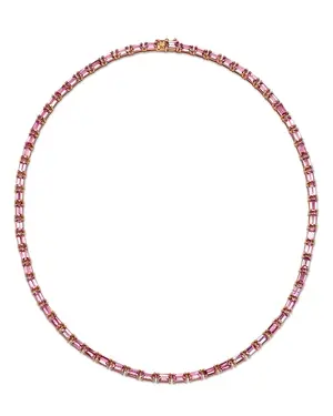 Pink Sapphire Necklaces