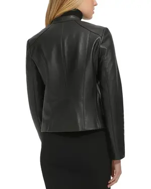 Cole Haan Racer Leather Jacket