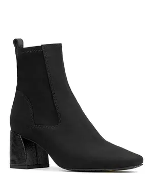 DONALD PLINER Niri Ankle Booties With Block Heel