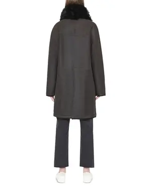 HISO August Reversible Shearling Jacket