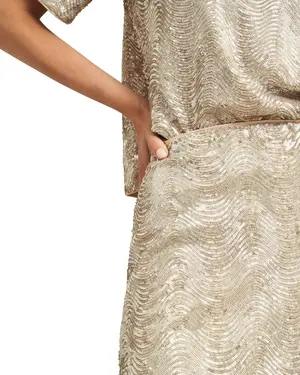 HOBBS LONDON Sequined Marlowe Maxi Skirt