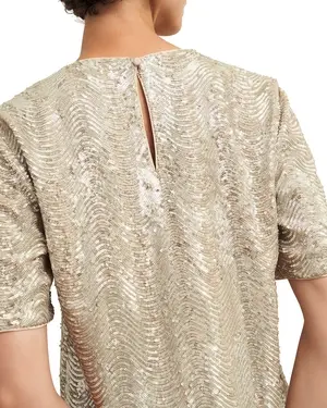 HOBBS LONDON Marlowe Limited Sequined Top