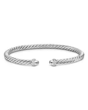 David Yurman Cablespira Flex Bracelet - Silver