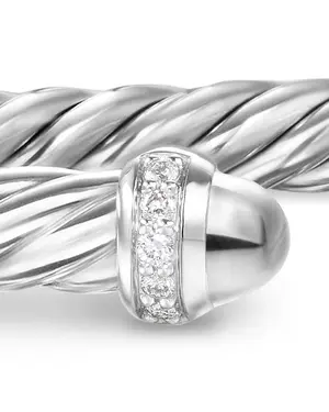 David Yurman Cablespira Flex Bracelet - Silver