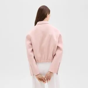 Theory Blouson Jacket In Double-face Wool-cashmere