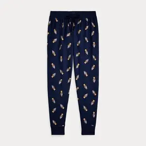 Ralph Lauren Polo Bear Jersey Sleep Jogger Cruise Navy Bear