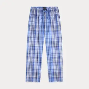 Ralph Lauren Plaid Cotton Pajama Pant - Robinson Plaid
