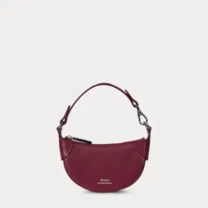 Ralph Lauren Polo Id Leather Card Case Pomegranate