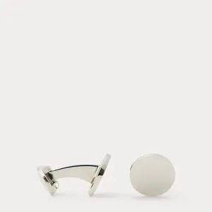 Ralph Lauren Sterling Round Cuff Links - Silver