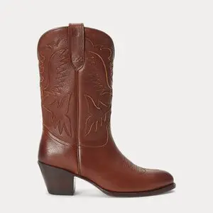 Ralph Lauren Embossed Boots For Women
