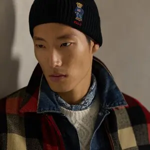 Ralph Lauren Polo Bear Rib-knit Beanie - Polo Black