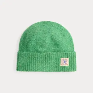 Ralph Lauren Brushed Wool Beanie - Haven Green