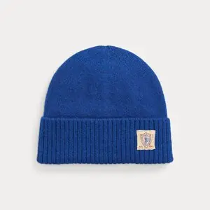 Ralph Lauren Ralph Lauren Brushed Wool Beanie Sapphire Star