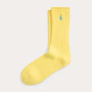 Ralph Lauren Cable-knit Crew Socks - Corn Yellow