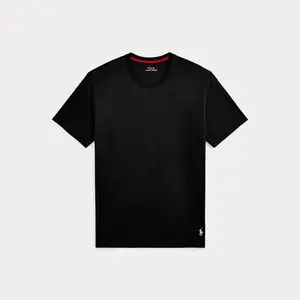 Ralph Lauren Mercerized Cotton Sleep Shirt - Polo Black