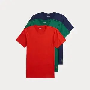 Ralph Lauren Classic Fit Wicking Crew 3-pack Multi