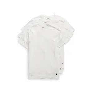 Ralph Lauren Classic Fit Wicking Crew 3-pack - White