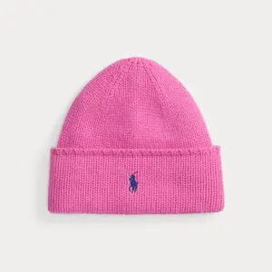 Ralph Lauren Merino Wool Knit Beanie Pink
