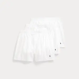 Ralph Lauren Classic Woven Cotton Boxer 3-pack - White