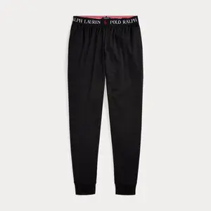 Ralph Lauren Mercerized Cotton Sleep Jogger - Polo Black