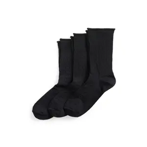 Ralph Lauren Cable-knit Roll-top Socks 3 Pack