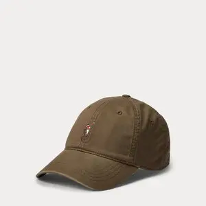 Ralph Lauren Stretch-Cotton Twill Cap Chestnut