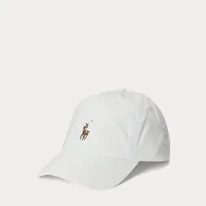 Ralph Lauren Stretch-Cotton Twill Cap Deckwash White