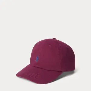 Polo Ralph Lauren Ralph Lauren Cotton Chino Ball Cap Classic Wine