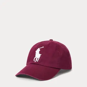 Ralph Lauren Ralph Lauren Big Pony Twill Cap Classic Wine
