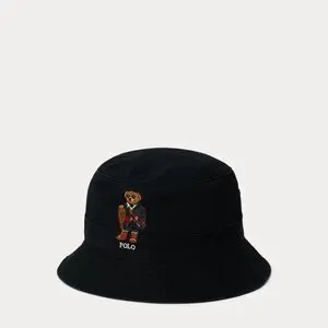 Ralph Lauren Polo Bear Twill Bucket Hat - Polo Black