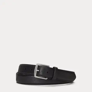 Ralph Lauren Ralph Lauren Saffiano Leather Belt Black