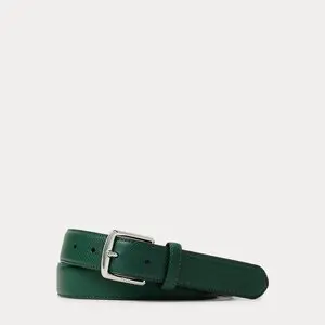 Ralph Lauren Ralph Lauren Saffiano Leather Belt New Forest Green