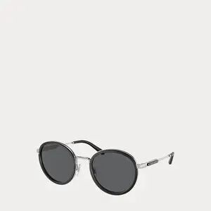Ralph Lauren Ralph Lauren Automotive Round Sunglasses Matte Black