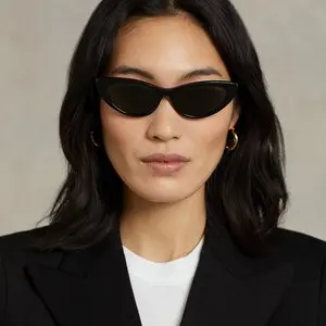 Ralph Lauren Polo Ralph Lauren Cat-Eye Sunglasses Shiny Black