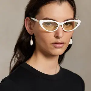 Ralph Lauren Polo Cat-eye Sunglasses - Shiny White