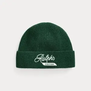 Ralph Lauren S Coffee Wool-blend Beanie - Green