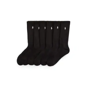 Ralph Lauren Cotton-blend Crew Socks 6-pack