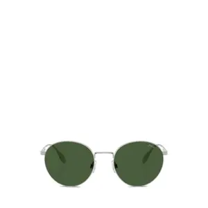 Ralph Lauren Heritage Rowing-stripe Sunglasses - Brushed Silver