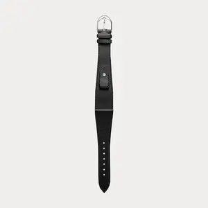 Ralph Lauren Stirrup Calfskin Strap - Black