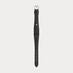 Ralph Lauren Petite Stirrup Calfskin Watch Strap - Black