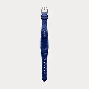 Ralph Lauren Stirrup Alligator Watch Strap Royal Blue